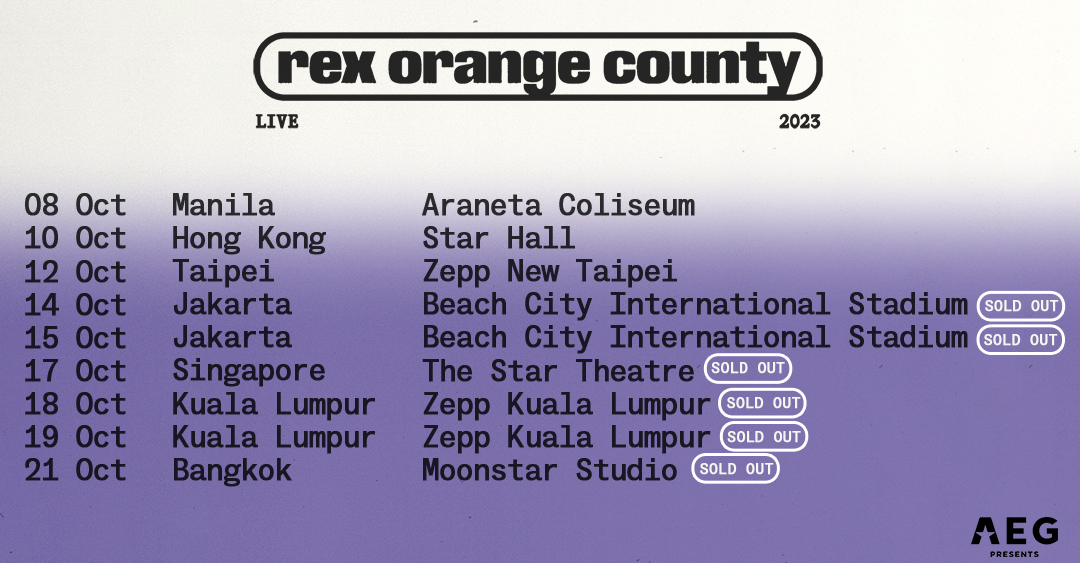 rex orange county live 2023