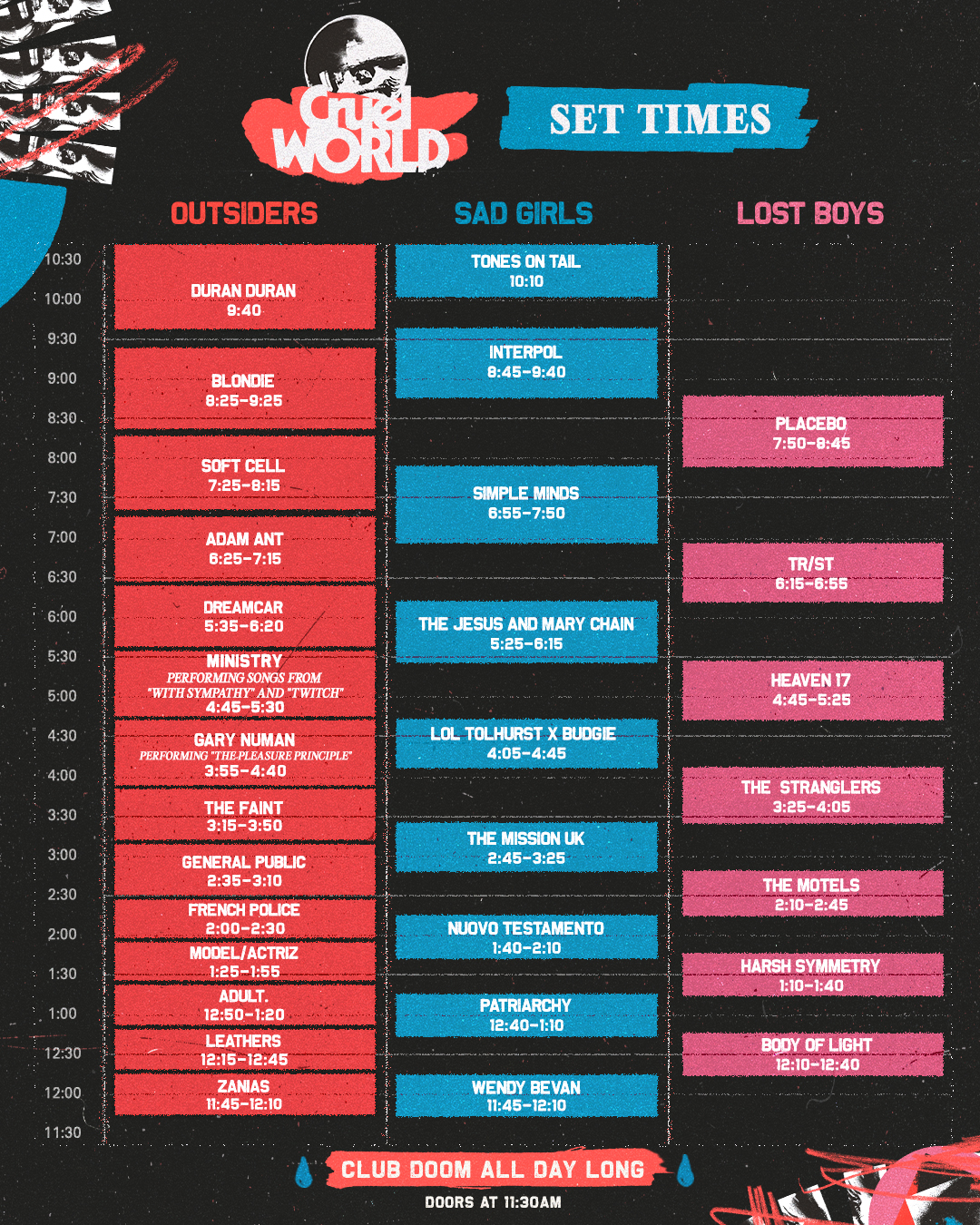 Cruel World Festival Set Schedule 2024 Pasadena Saturday 5 11 2024 Cruel World Festival Set Schedule 2024 Pasadena Saturday 5 11 2024